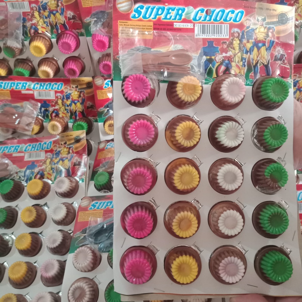 Jual Snack Jadul Pasta Cokelat Sendok Super Choco isi 20 pcs Snek ...