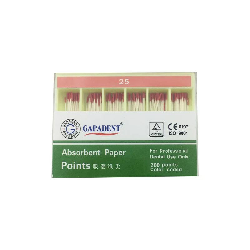 Jual Dental paper point gapadent / papper points Endo PSA size 15-40 ...
