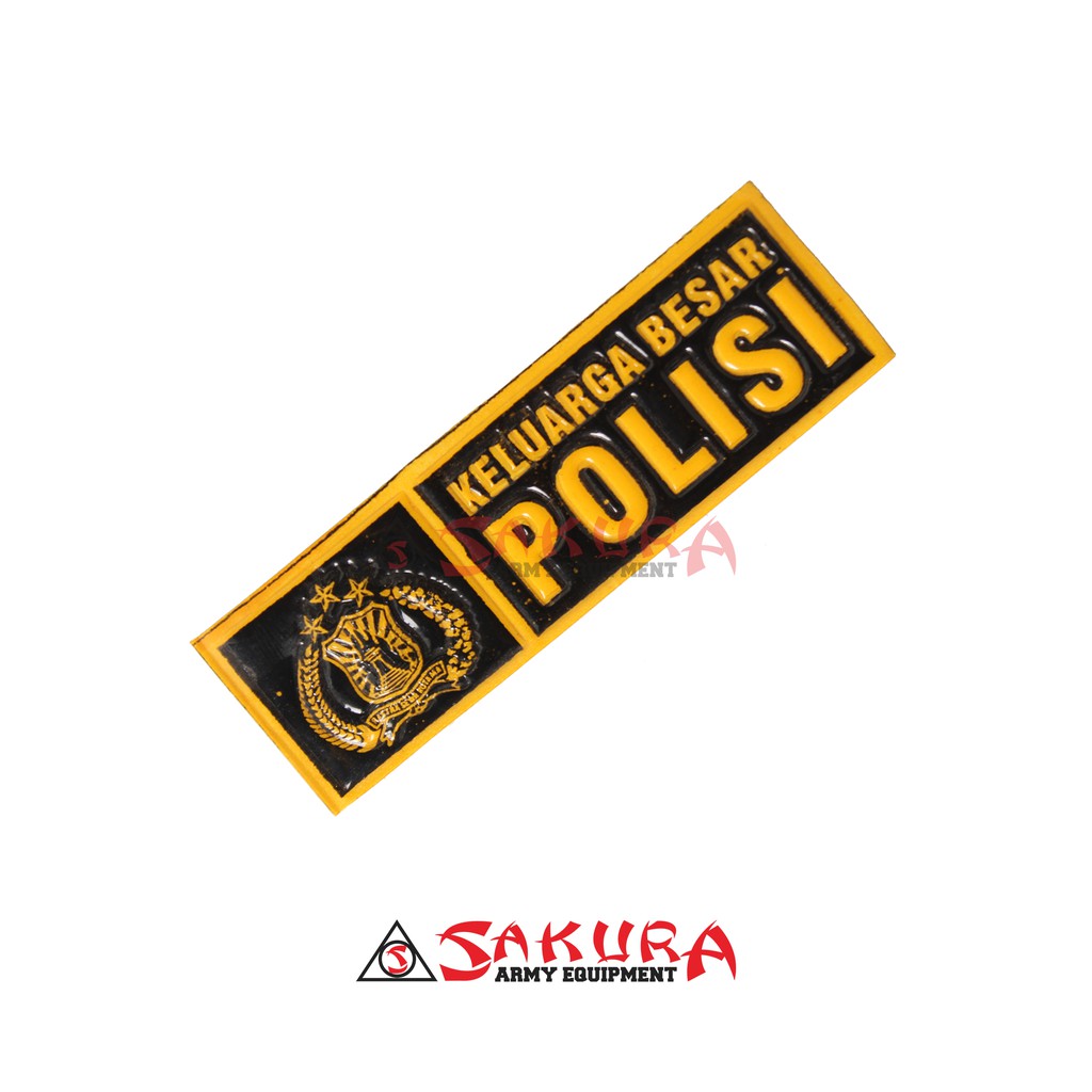 Jual Stiker Plat Motor Keluarga Besar Polisi Kecil Sticker Polisi ...