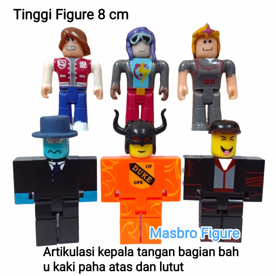 Jual Figure ROBLOX Jumbo / Mainan Topper Kue Roblox Set B isi 6 ...