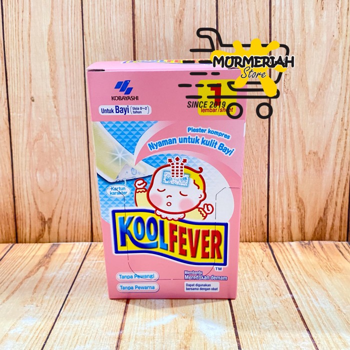 Jual KOOLFEVER Bayi BOX isi 12 sachet | Plester Kompres Demam Kool Fever | Shopee Indonesia