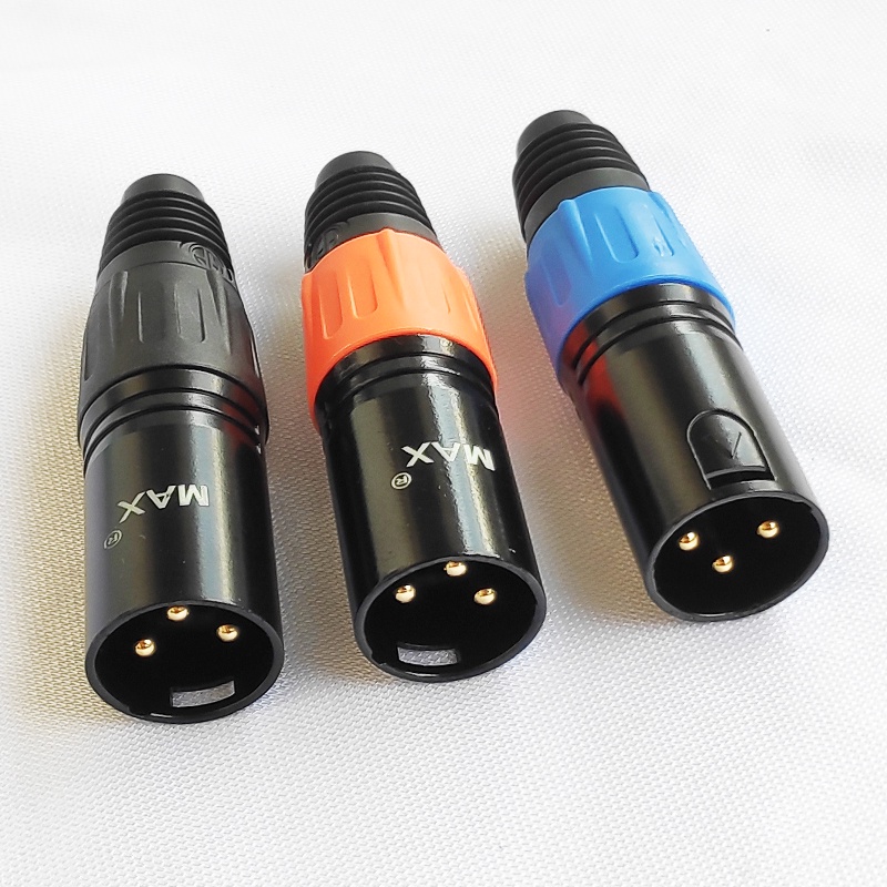 Jual JACK CANON JANTAN METAL HITAM TEMBAGA JACK MICROPHONE MALE CANON ...