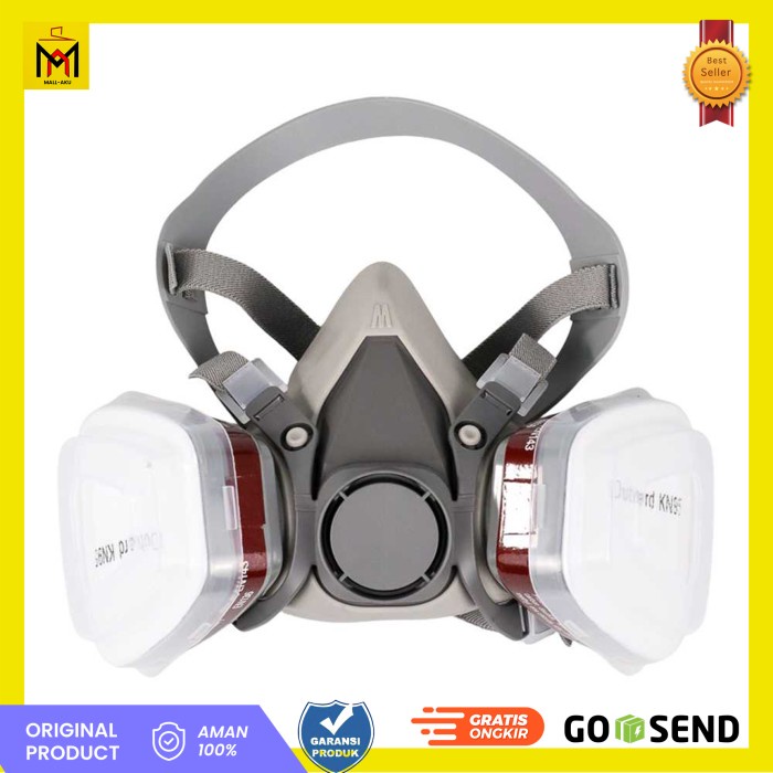 Jual Masker Gas Kimia Respirator Safety Laboratorium Sistem Penyaring ...