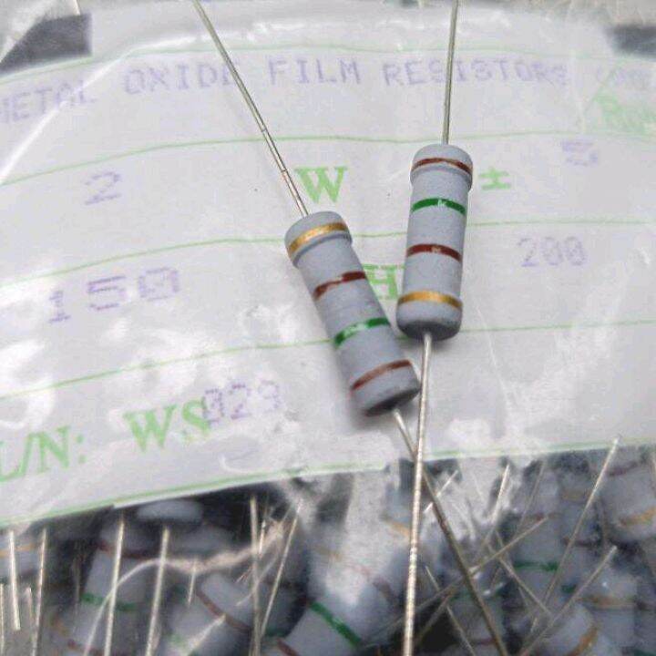 Jual qty 10 pcs Resistor 2w 150 Ohm resistor 150 ohm 2 watt | Shopee Indonesia