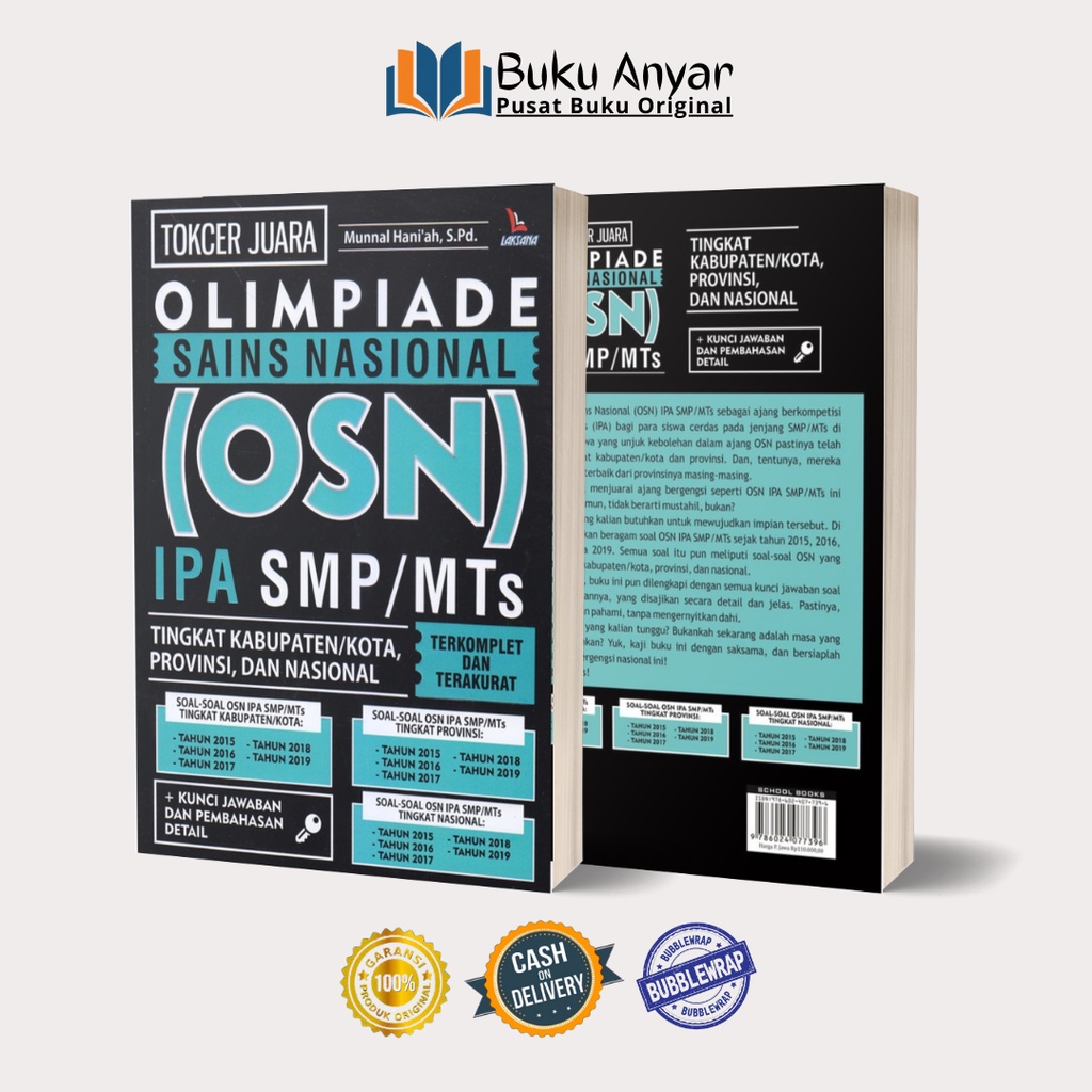 Jual BUKU OLIMPIADE IPA SMP MTS TOCKER JUARA OSN | Shopee Indonesia
