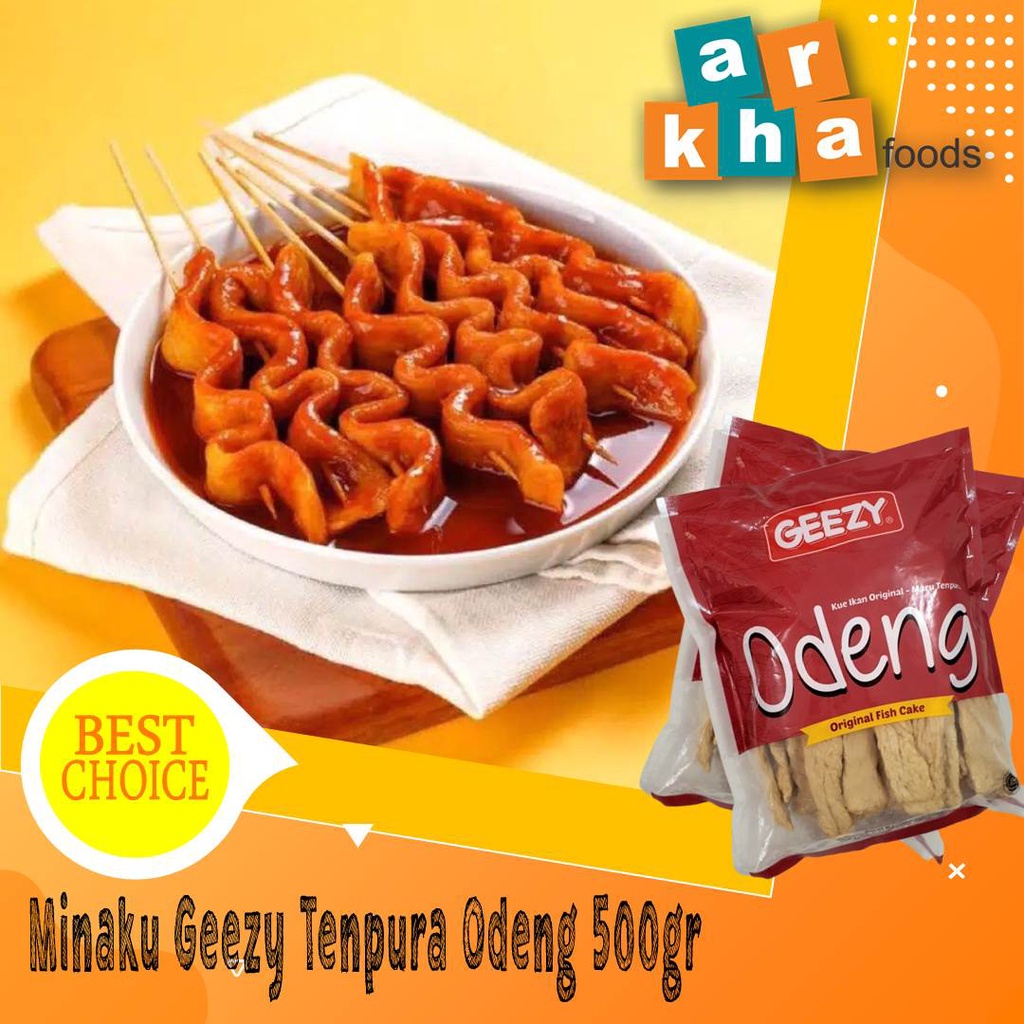 Jual Geezy Tempura Odeng Minaku 500GR ala korean street food (halal ...
