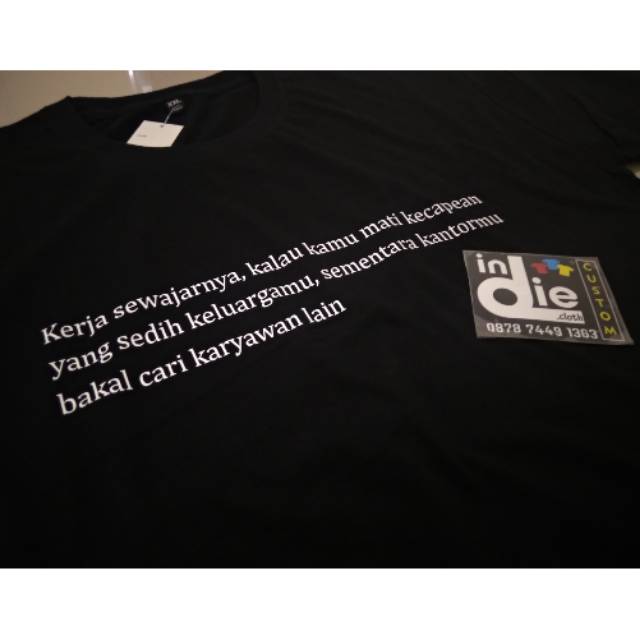 Jual KAOS KATA KERJA SEWAJARNYA KAOS BOS | Shopee Indonesia Jual KAOS KATA KERJA SEWAJARNYA KAOS BOS | Shopee Indonesia
