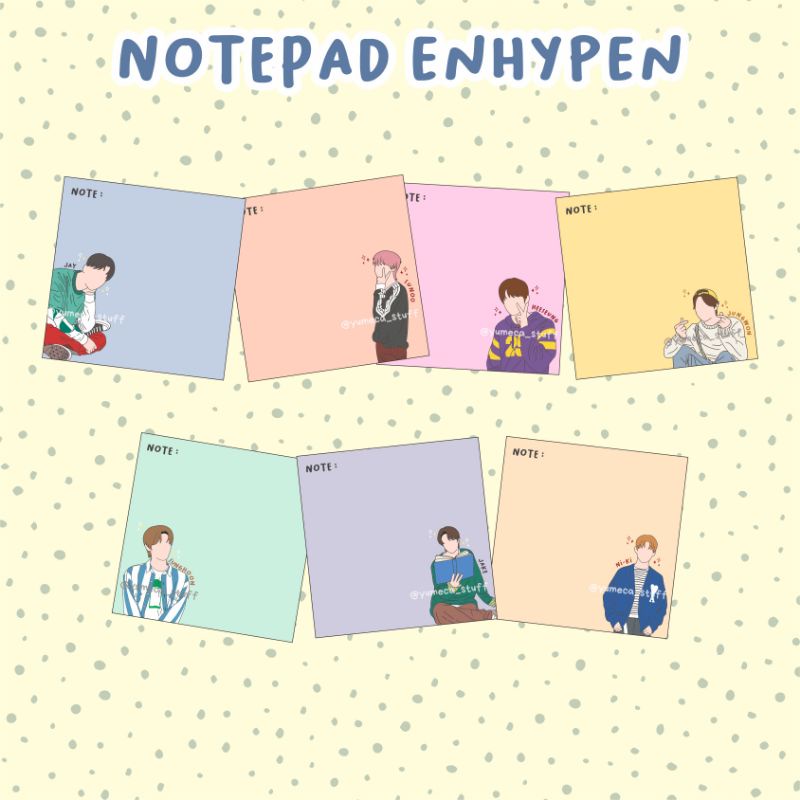 Jual notepad enha kpop | Shopee Indonesia