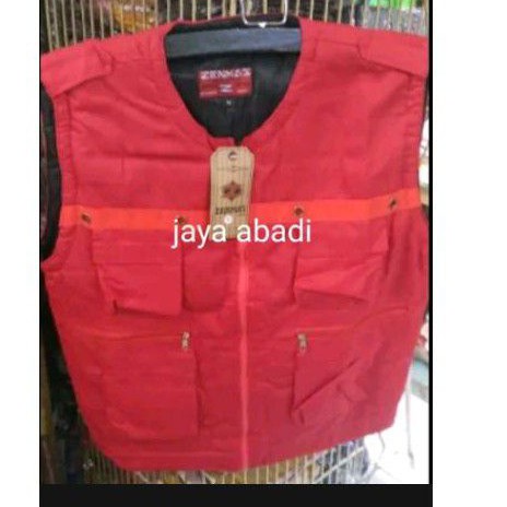 Jual rompi merah polos#lapangan#zenmas | Shopee Indonesia