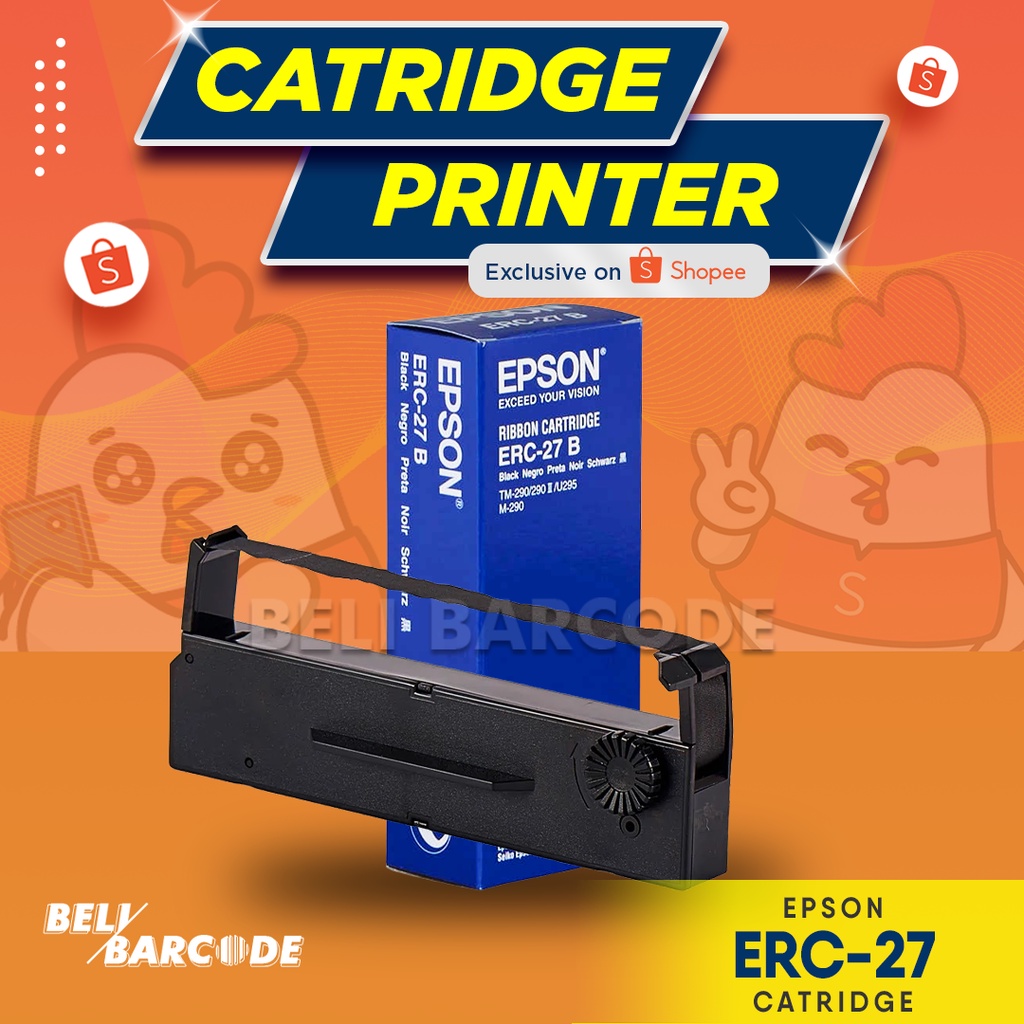 Jual Ribbon Cartridge Epson ERC-27 Tinta Printer Dot Matrix Epson TM ...
