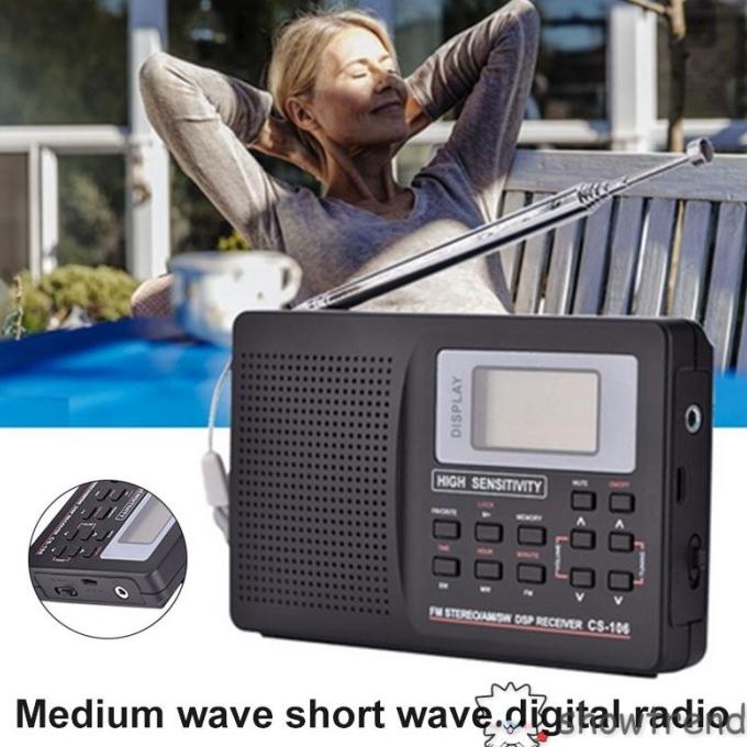 Jual Portable Digital World Full Band Radio Receiver AM/FM/SW/MW Radio ...
