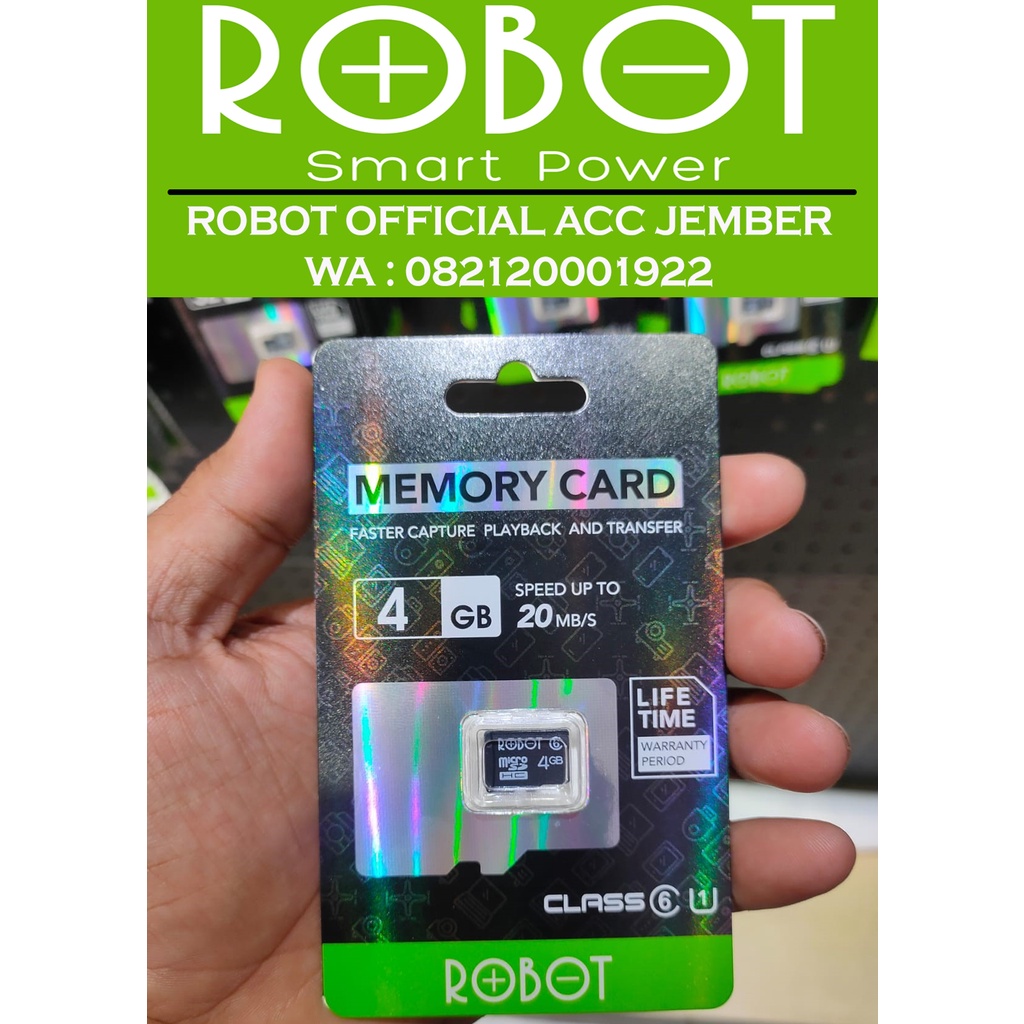 Jual (COD) Memorycard Robot 4GB RT4G | Shopee Indonesia