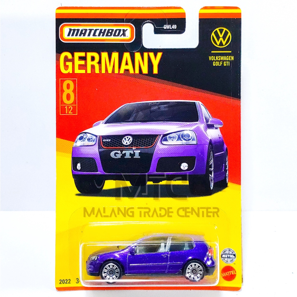 Jual Matchbox Volkswagen Golf Gti Germany Purple | Shopee Indonesia
