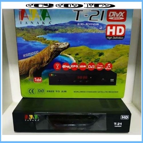 Jual STB RECEIVER TANAKA RCV T-21 KOMODO HD - DV3 MPEG4 Receiver ...
