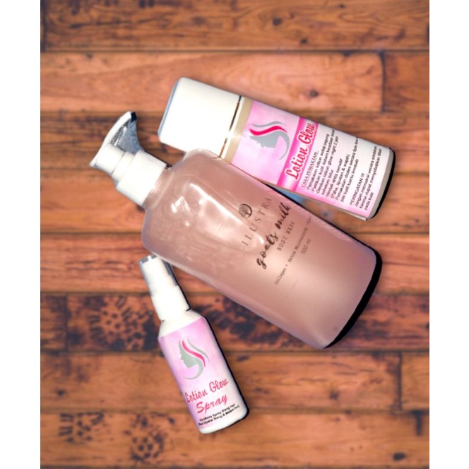 Jual Lotion Glow Paket Lengkap 1 ( Lotion glow + Spray + ilustra ...