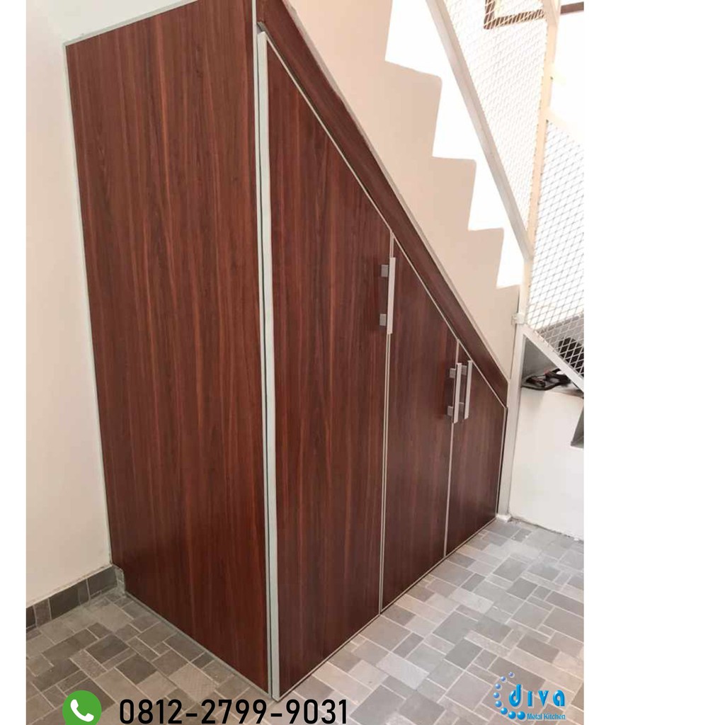 Jual Rak bawah tangga , full alumunium | Shopee Indonesia