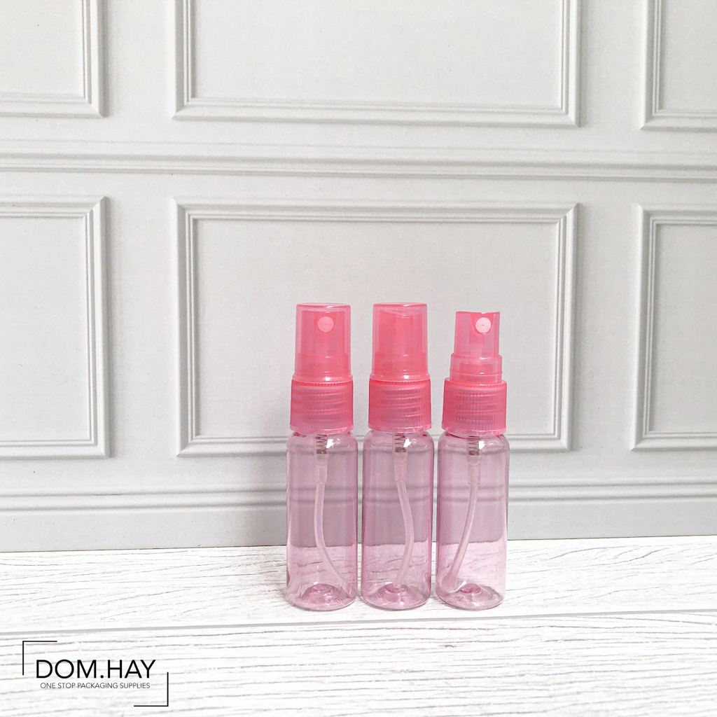Jual Botol Spray Plastik PET 20ml Warna Face Mist Semprot Handsanitizer ...