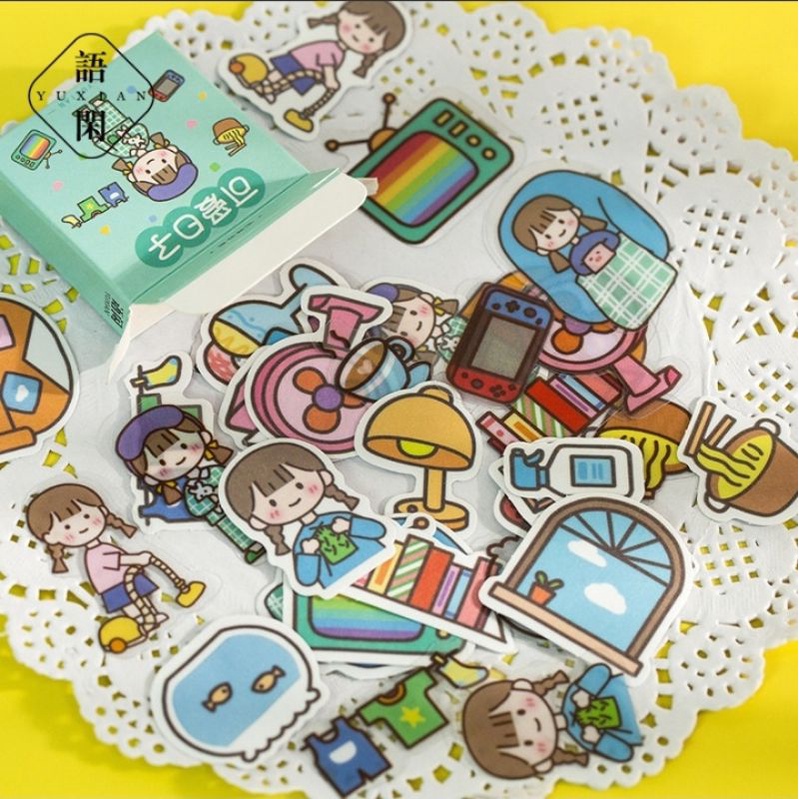 Jual Kawaii cute Girl sticker series | Shopee Indonesia