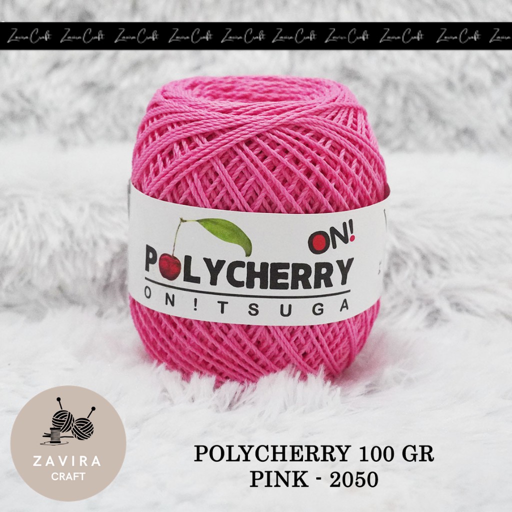 Jual BENANG RAJUT POLYCHERRY ONITSUGA 100 GR | Shopee Indonesia