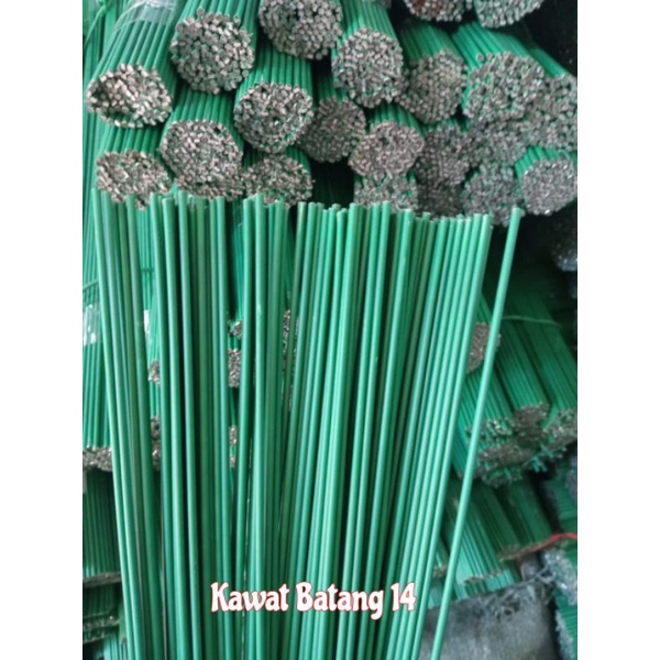 Jual Kawat Batang Cabang Kawat Kawat Hijau Tangkai Minimal 5 Pcs Kawat ...