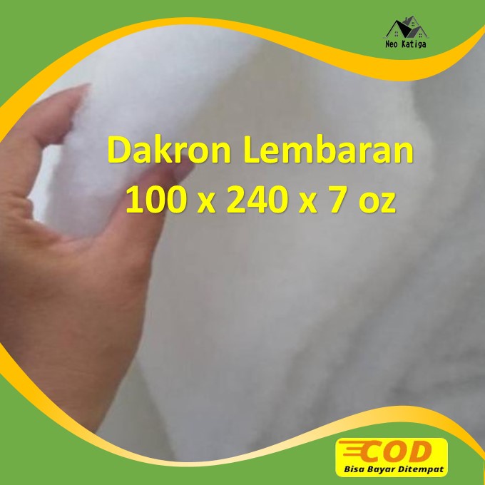 Jual DAKRON lembaran eceran murah UK 100cm x 240cm | 8oz / 30 mm ...