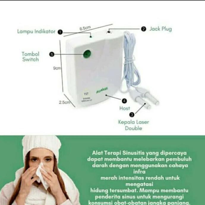 Jual BEST Alat Terapi Sinusitis Rhinitis Flu Bionase Kesehatan Sinus ...