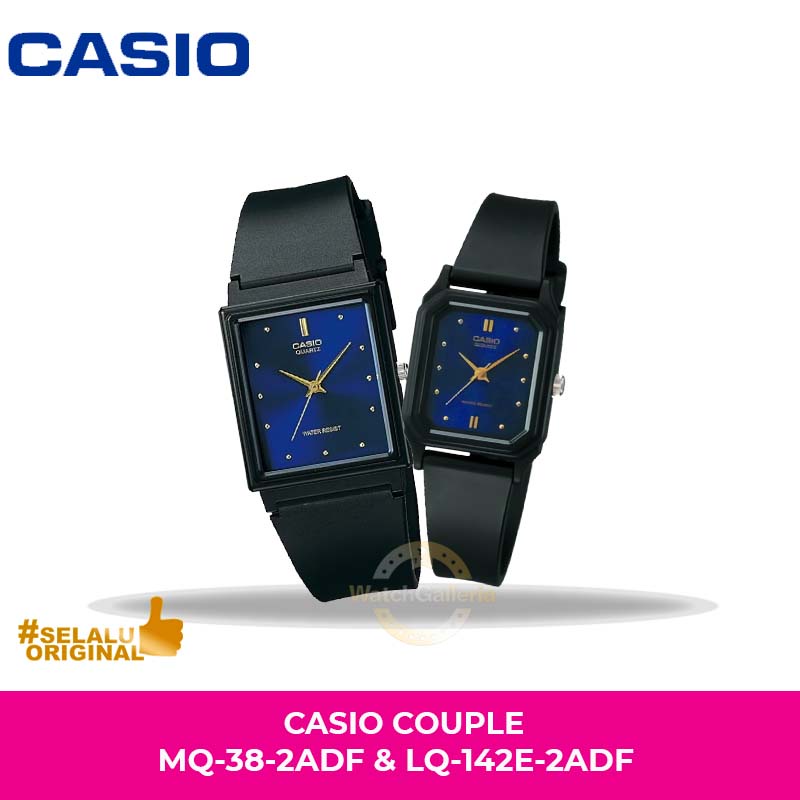 Jual Jam Tangan Couple Casio General MQ-38-2ADF & LQ-142E-2ADF Original Murah dan Bergaransi ...