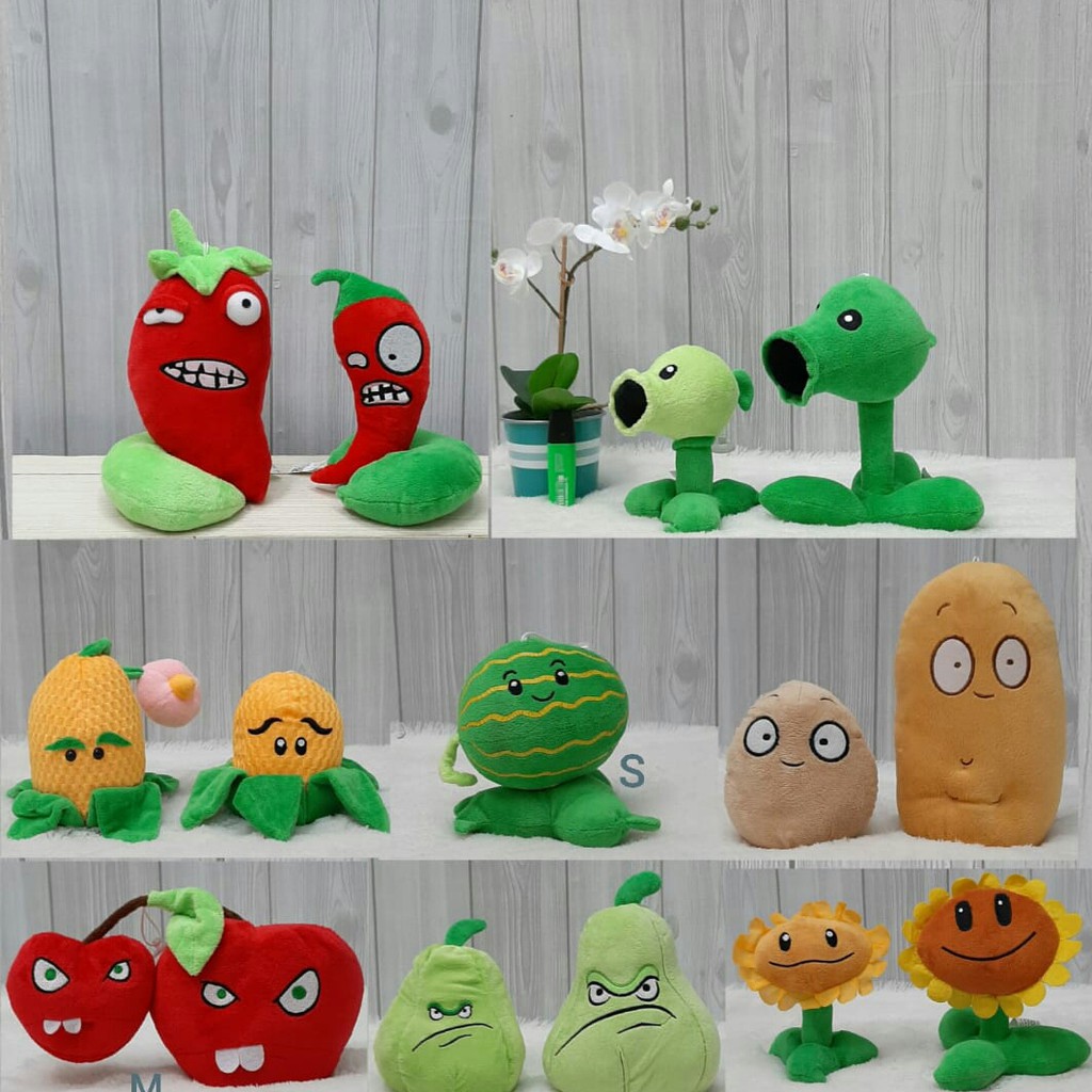 Jual Boneka Plants vs Zombie Size 14cm/S/boneka karakter Game Zombie ...