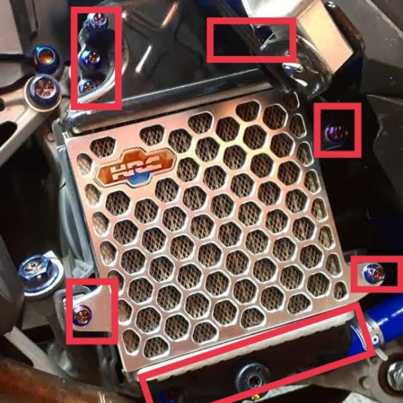 Jual baht fullset baut cover radiator TZM,ARM,HRC vario 125/150/PCX150 ...