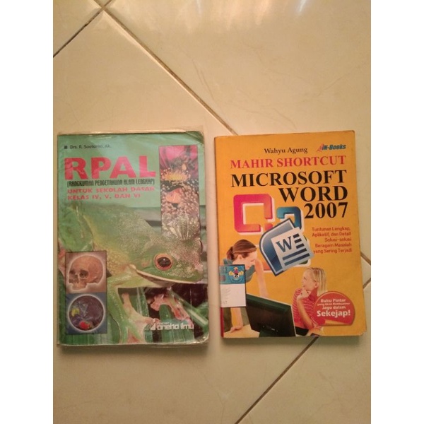 Jual buku preloved rpal rangkuman pengetahuan alam lengkap | mahir shortcut microsoft word 2007 ...