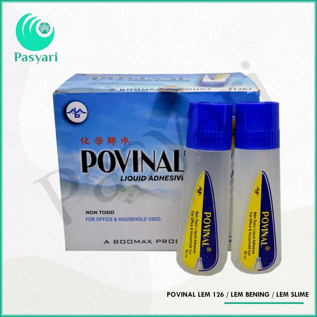 Jual Povinal Lem 126 / Lem Bening / Lem Slime | Shopee Indonesia