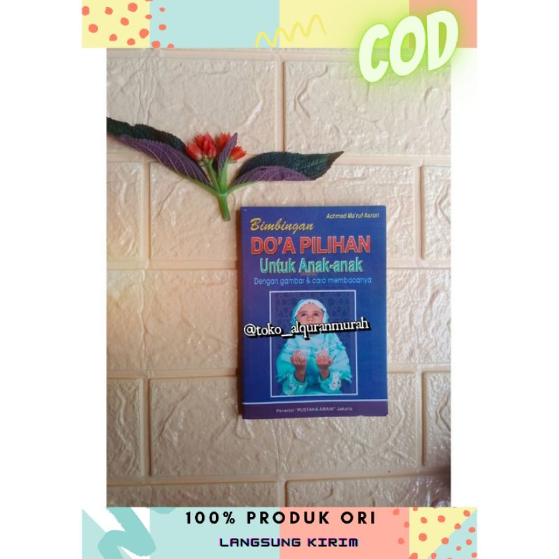 Jual Buku Doa Anak Panduan Doa Anak Doa Pilihan Anak Anak Belajar