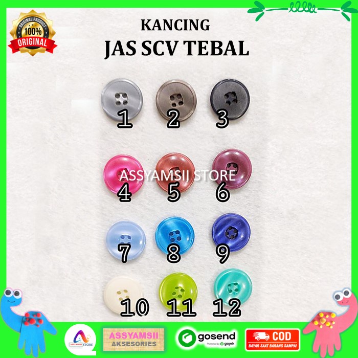 Jual Kancing jas tebal besar red tulips SCV 2cm 1pcs 1 Lusin | Shopee ...