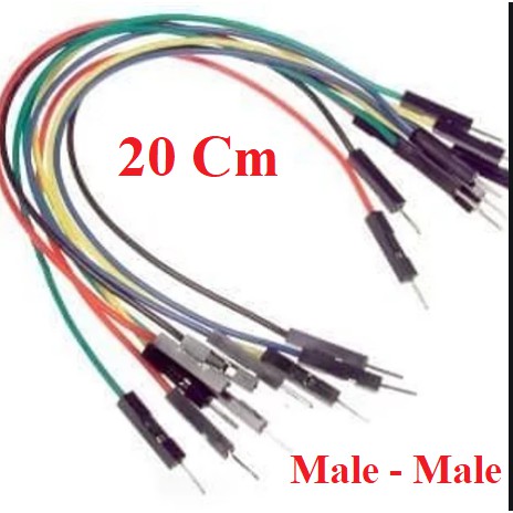 Jual Kabel Jumper Male Male Eceran 1pc Arduino Pelangi 20cm | Shopee ...