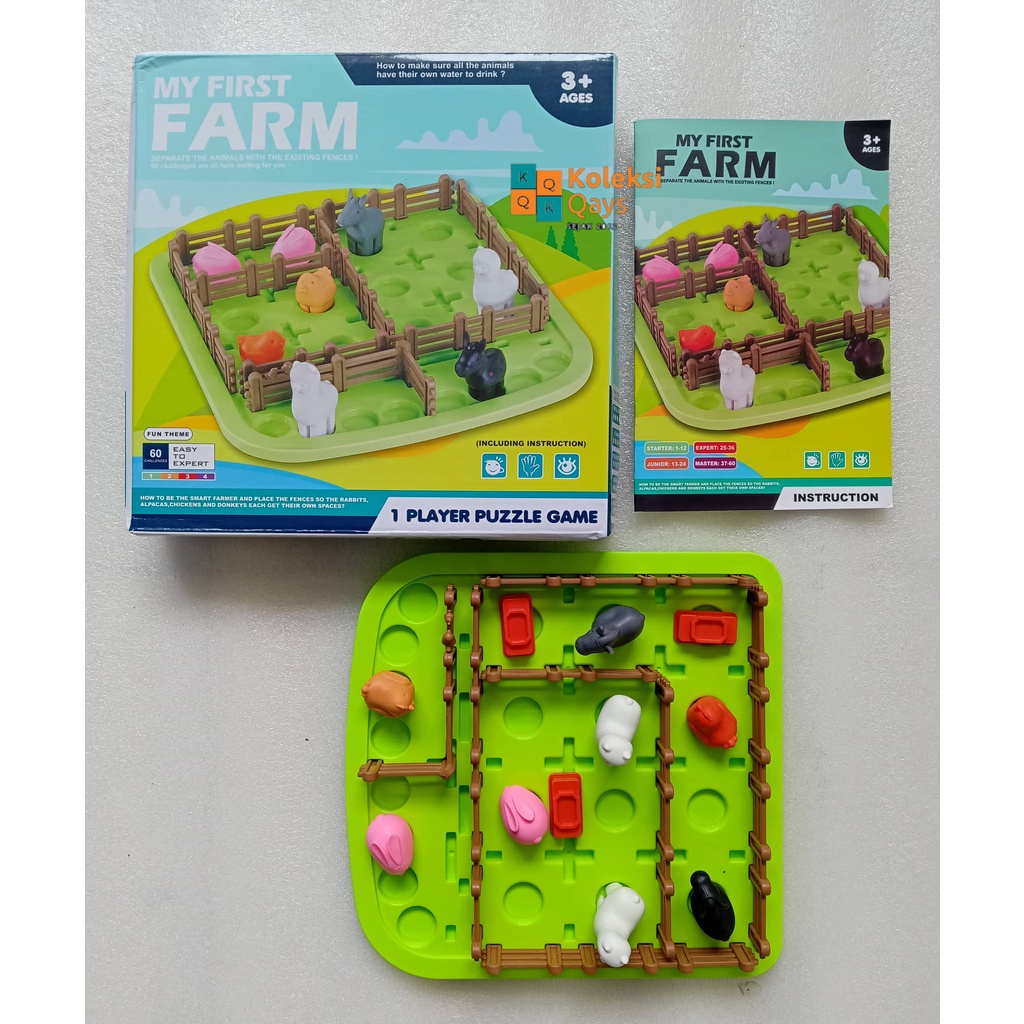 Jual Mainan Edukasi Anak Maze Perternakan / Fram | Shopee Indonesia