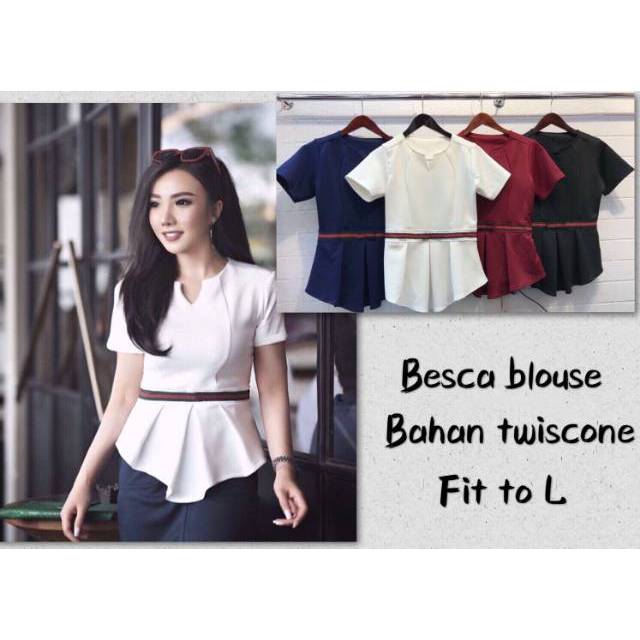 Jual DYH - RD MC - Besca Blouse ® | Shopee Indonesia
