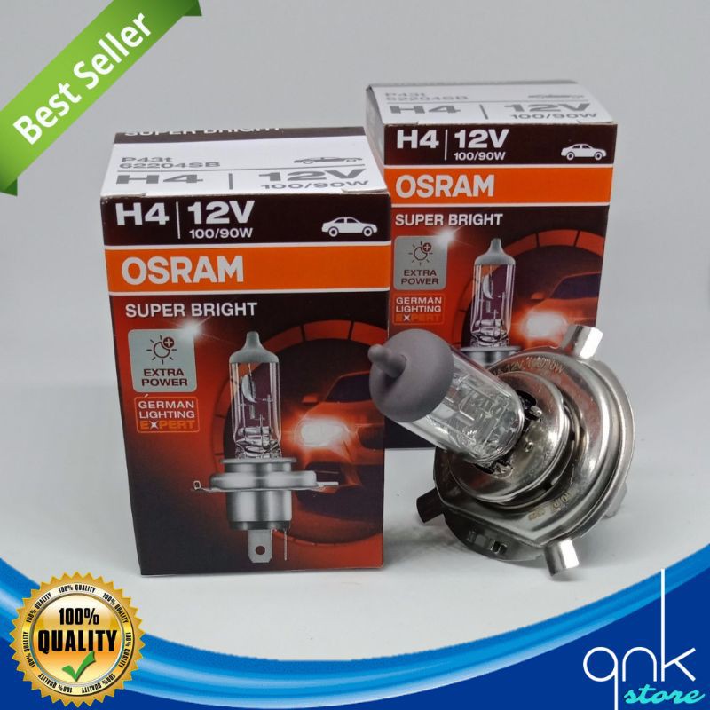 Jual Bohlam Lampu Halogen H4 Mobil Osram 12v Original Bohlam Lampu ...