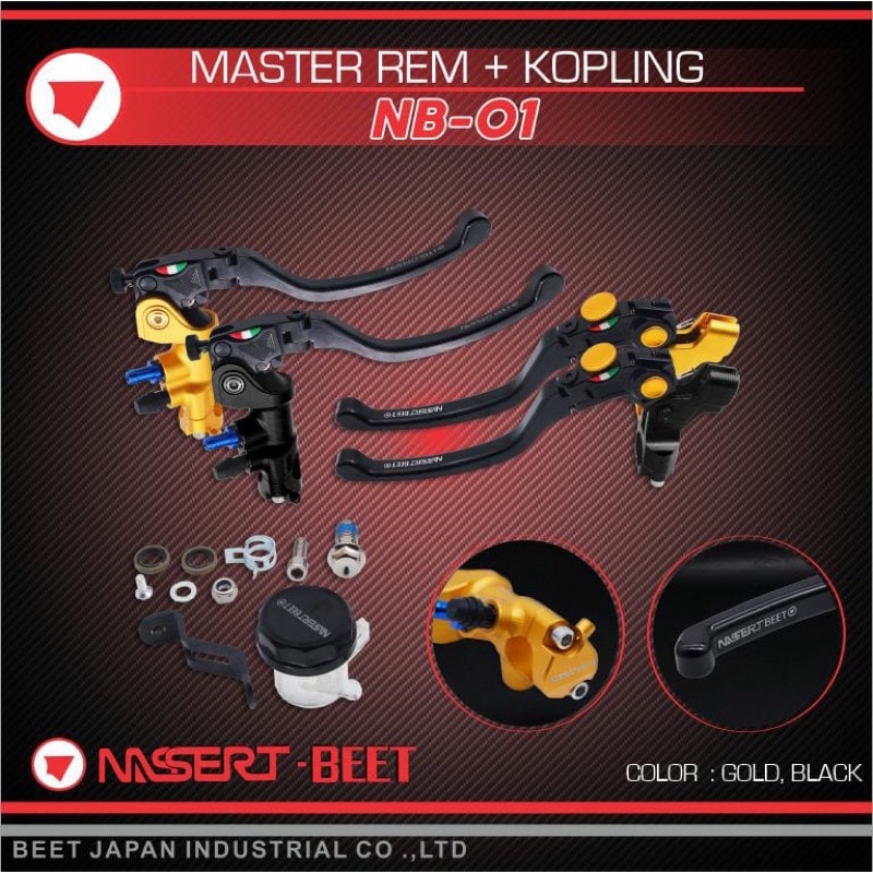 Jual Master rem + kopling radial full cnc nassertbeet | Shopee Indonesia