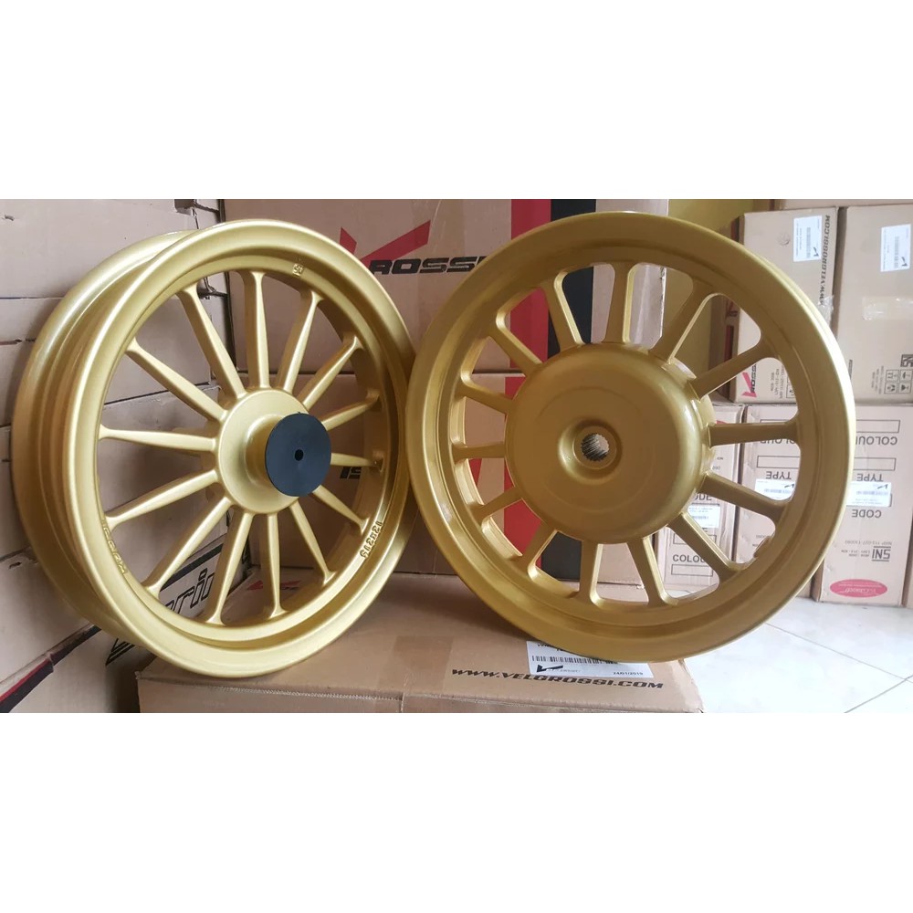 Jual Velg Rossi Galaxy Model Daytona Tapak Lebar Andong Ring 12 Beat ...