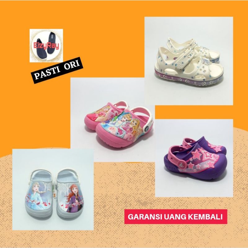 Jual Sandal Crocs Anak Disney Frozen | Shopee Indonesia