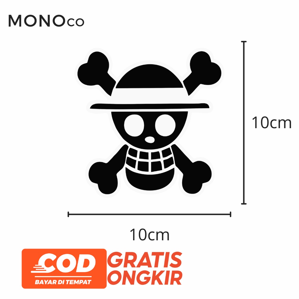 Jual Stiker One Piece motor kaca dinding | Shopee Indonesia