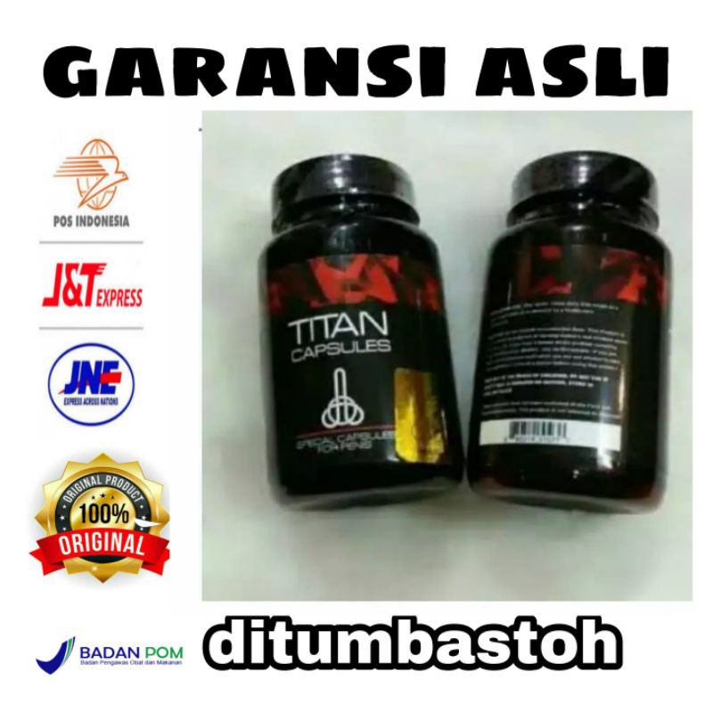 Jual Titan capsule /Titan kapsul original Rusia obat pembesar | Shopee ...