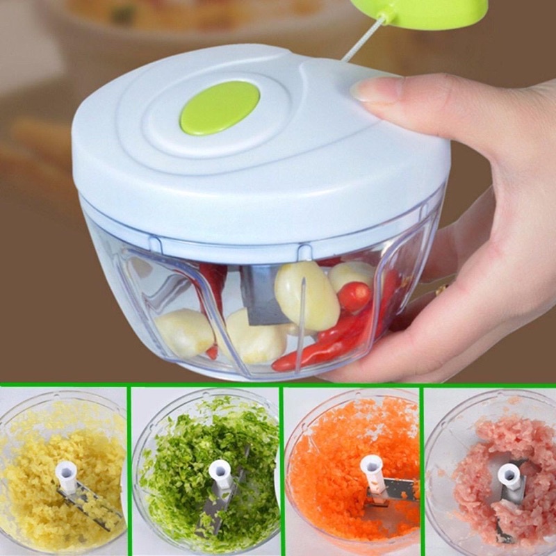 Jual Blender Mini Manual Tangan Speedy Chopper Tarik Gilingan Bumbu ...