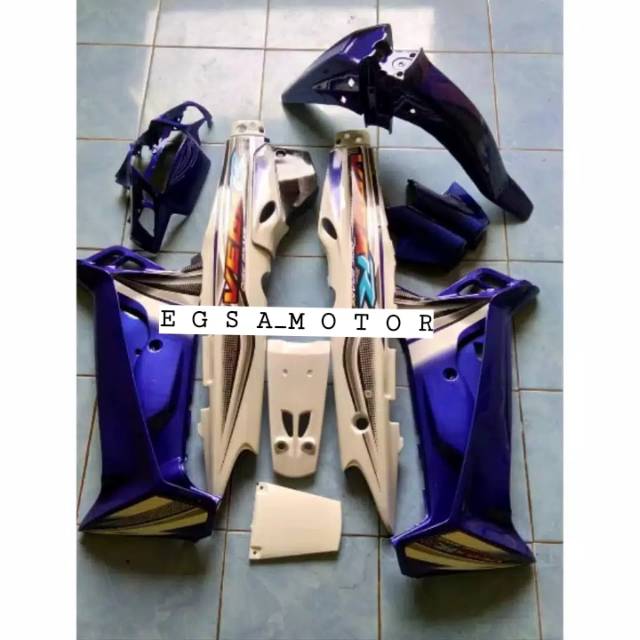 Jual Full Body Halus Yamaha Vega R Lama, Warna Biru Putih | Shopee ...