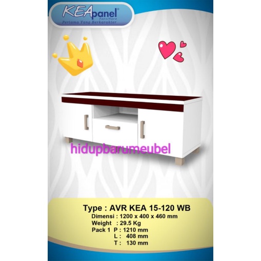 Jual Lemari TV Kea Panel / almari bufet bupet partikel minimalis / promo tempat tengah AVR 15 ...
