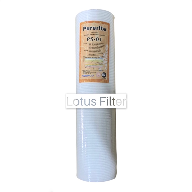 Jual Filter Kemflo Purerite 10” / Saringan Air / Spun / Cartridge ...