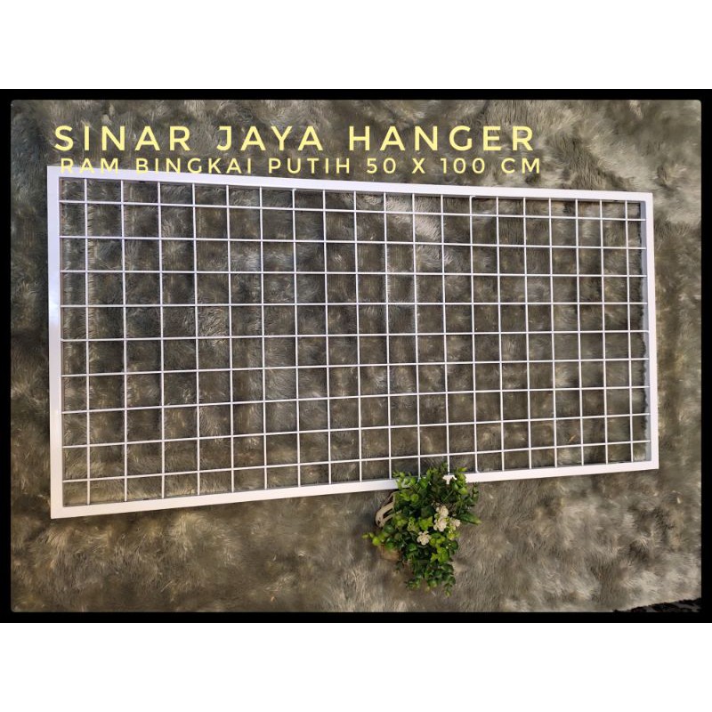 Jual ram bingkai besi uk 50 x 100 cm/jaring aksesoris besi | Shopee ...
