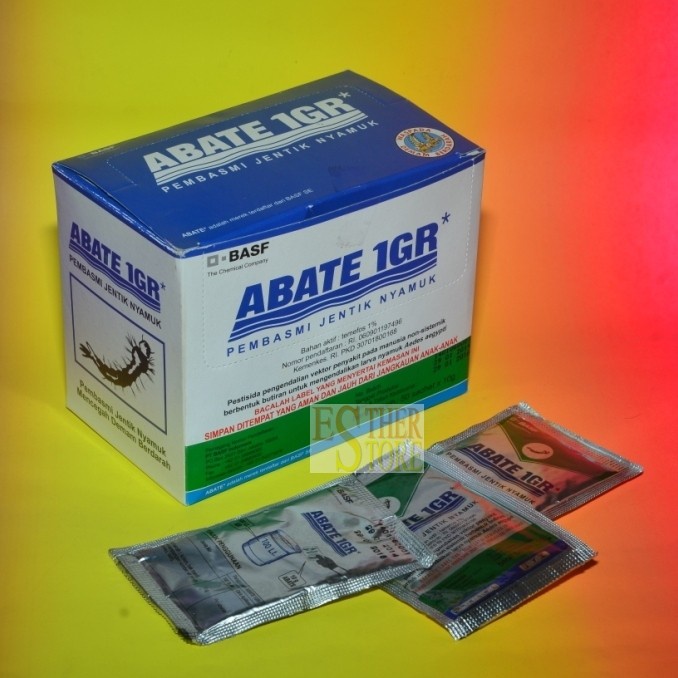 Jual Abate 1 GR 1GR 1 Kotak 50 Sachet @ 10gr Larvasida Pembasmi Jentik ...