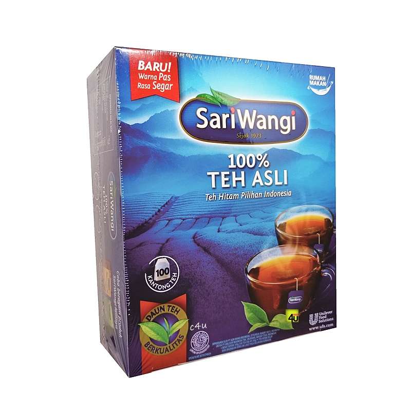 Jual Sari Wangi - Teh Celup Kemasan Besar - 100 pcs | Shopee Indonesia