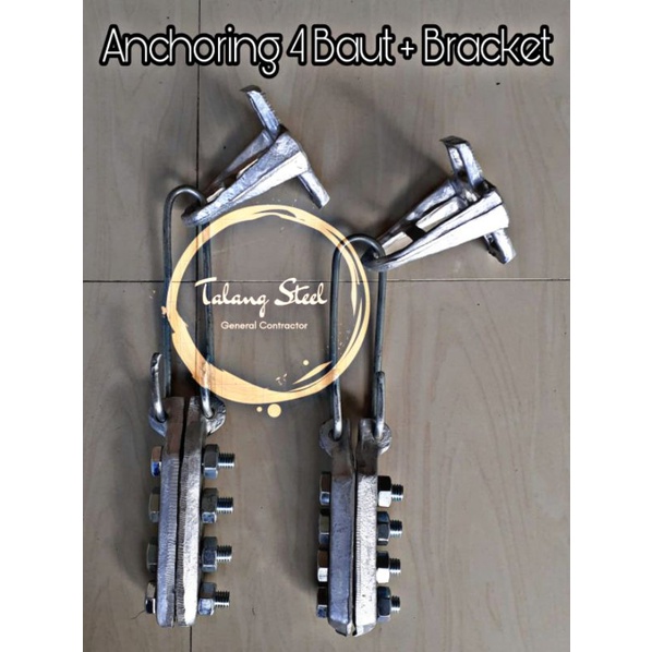 Jual ANCHORING 4 BAUT + BRACKET (Sedang) | Shopee Indonesia